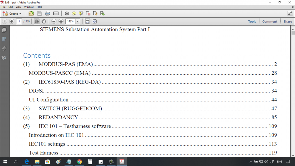 Siemens Substation Automation System – Electrical Engineering
