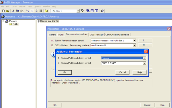 SIPROTEC / DIGSI DNP 3.0 Mapping notes – Electrical Engineering