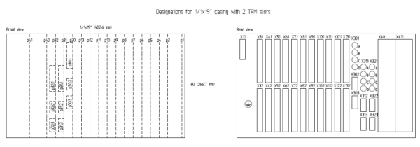 connection diagram of the ABB 670 Relay series with IEC symbols ...