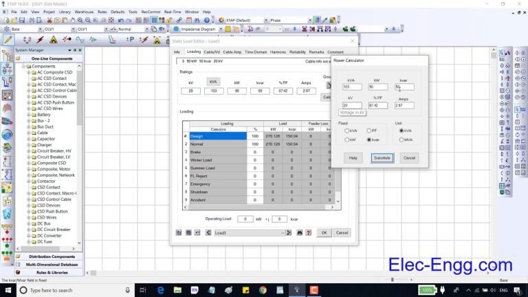 N615: ETAP Training – Electrical Engineering