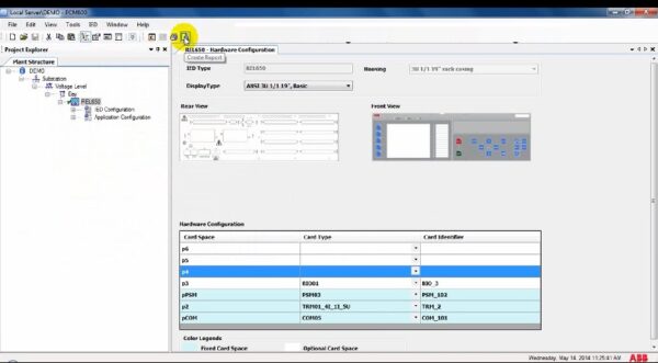 Hardware Configuration in PCM600 – Electrical Engineering