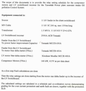 Relay Setting Calculation For Motors Electrical Engineering