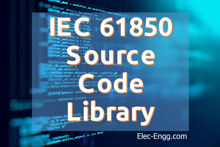 Source Code and Library for IEC 61850 – Electrical Engineering